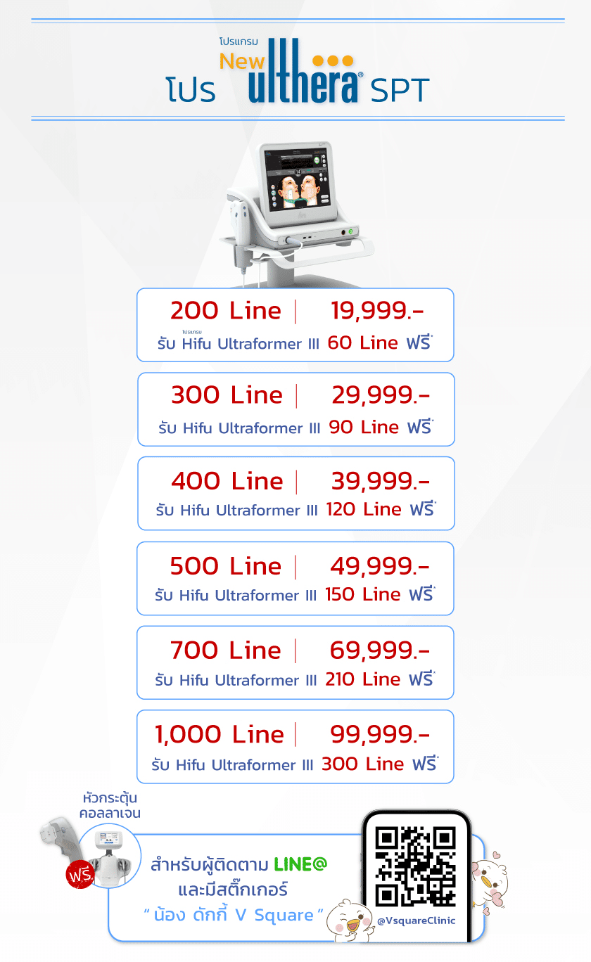 ทำ Ulthera (อัลเทอร่า) ขั้นตอนการทำ ยกกระชับ ตำแหน่งไหนได้บ้าง ? กี่วัน ...